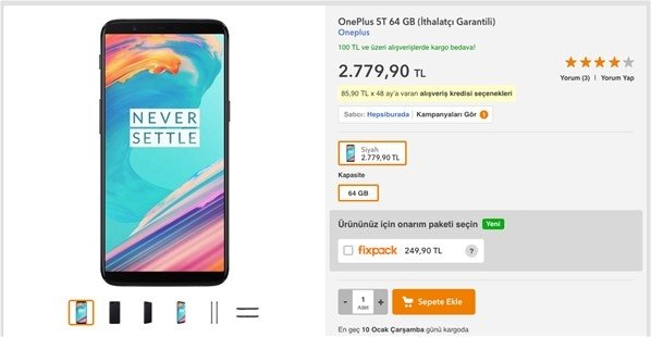 OnePlus 5T ülkemizde satışta, işte fiyatı - Haberler - Teknokulis OnePlus 5T ülkemizde satışta, işte fiyatı - Haberler - Teknokulis
